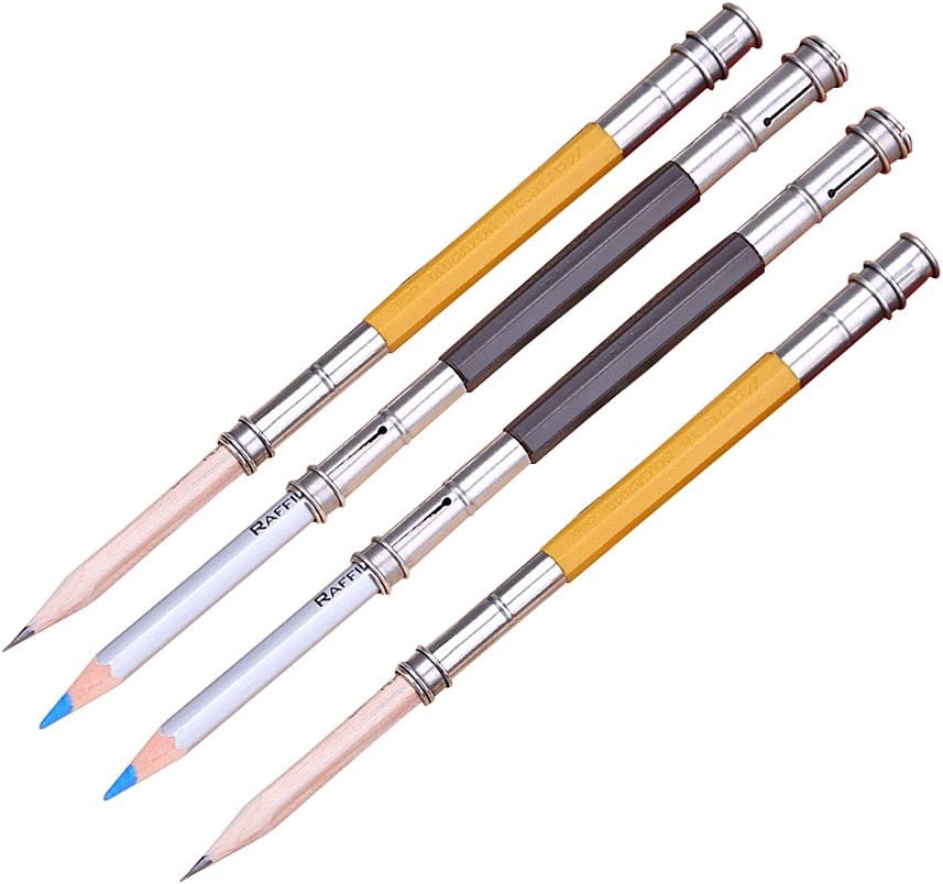 Sipliv Dual Head Pencil Holder Pencil Extender for Sketch & Charcoal ...