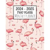 2024 - 2025 Monthly Planner: Daily Time Management Book with Cute Cats ...