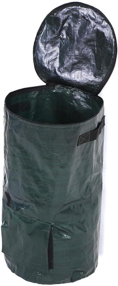 Garden waste bag, composter PE leaf bags, plastic thermal composter for ...