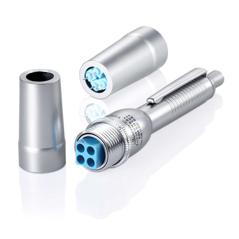 Painless Lancing Device Blood Lancet Pen Sterile Gold Plated of Third ...