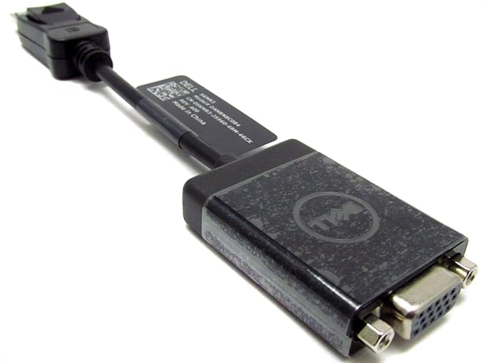 Dell Display Port to VGA Adapter Connector for Enhanced Presentation ...