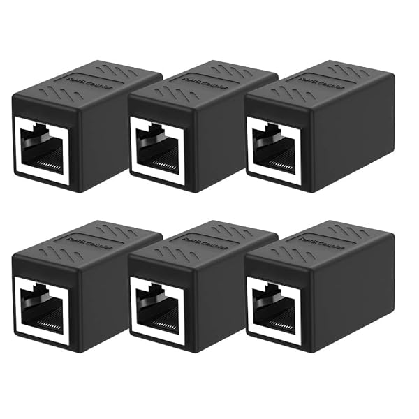 HOSONGIN RJ45 Coupler Cat7 Cat6 Cat5e Cat5 Ethernet Cable Extender ...