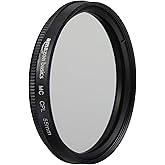 Amazon.com : Amazon Basics Circular Polarizer Camera Lens Filter - 58 ...
