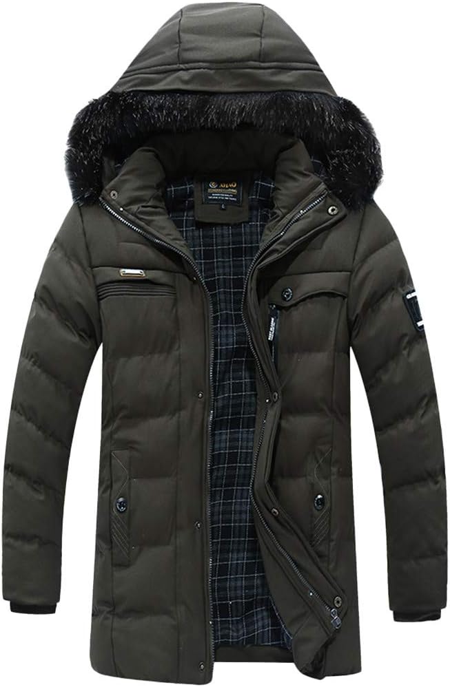 chamarra cortavientos para hombre de invierno, con capucha y cierre a ...