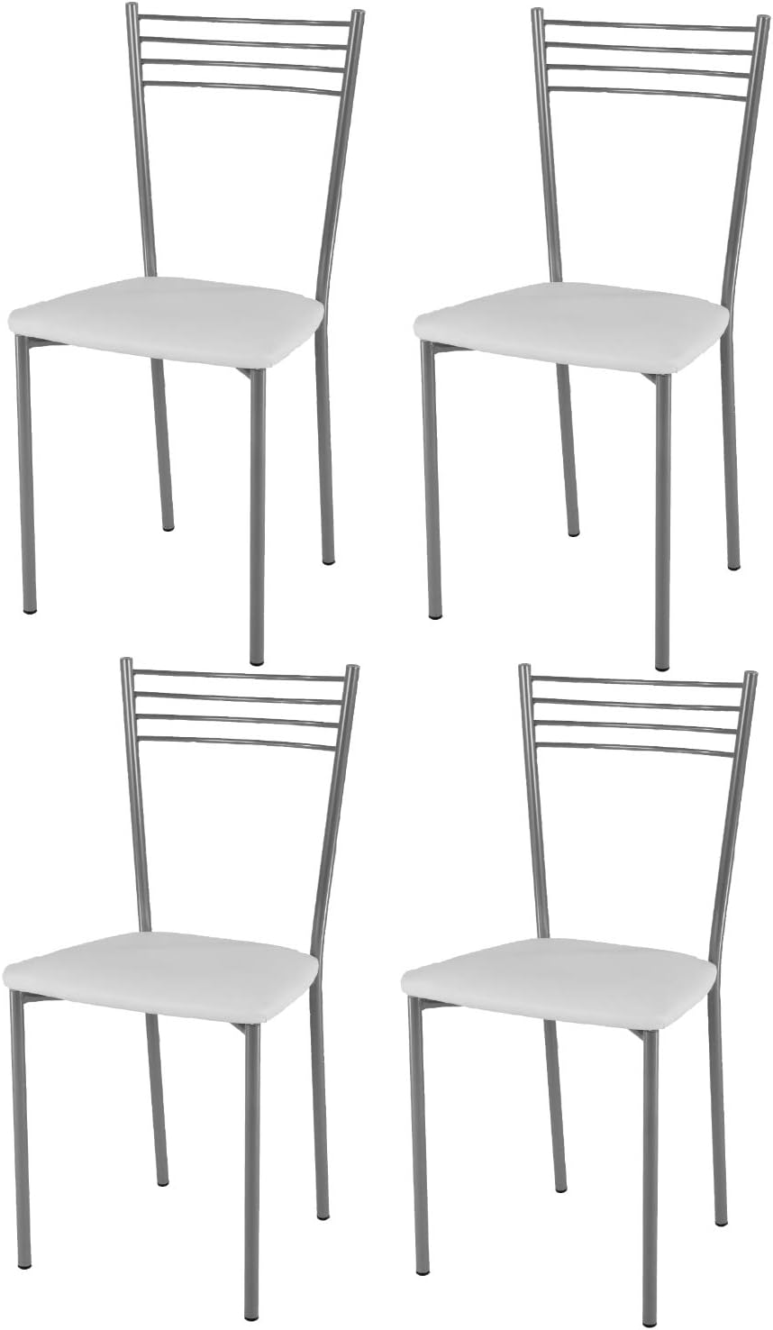 Tommychairs - Set 4 sedie Moderne e Design Elena per Cucina, Bar e Sala da Pranzo, con Struttura ...