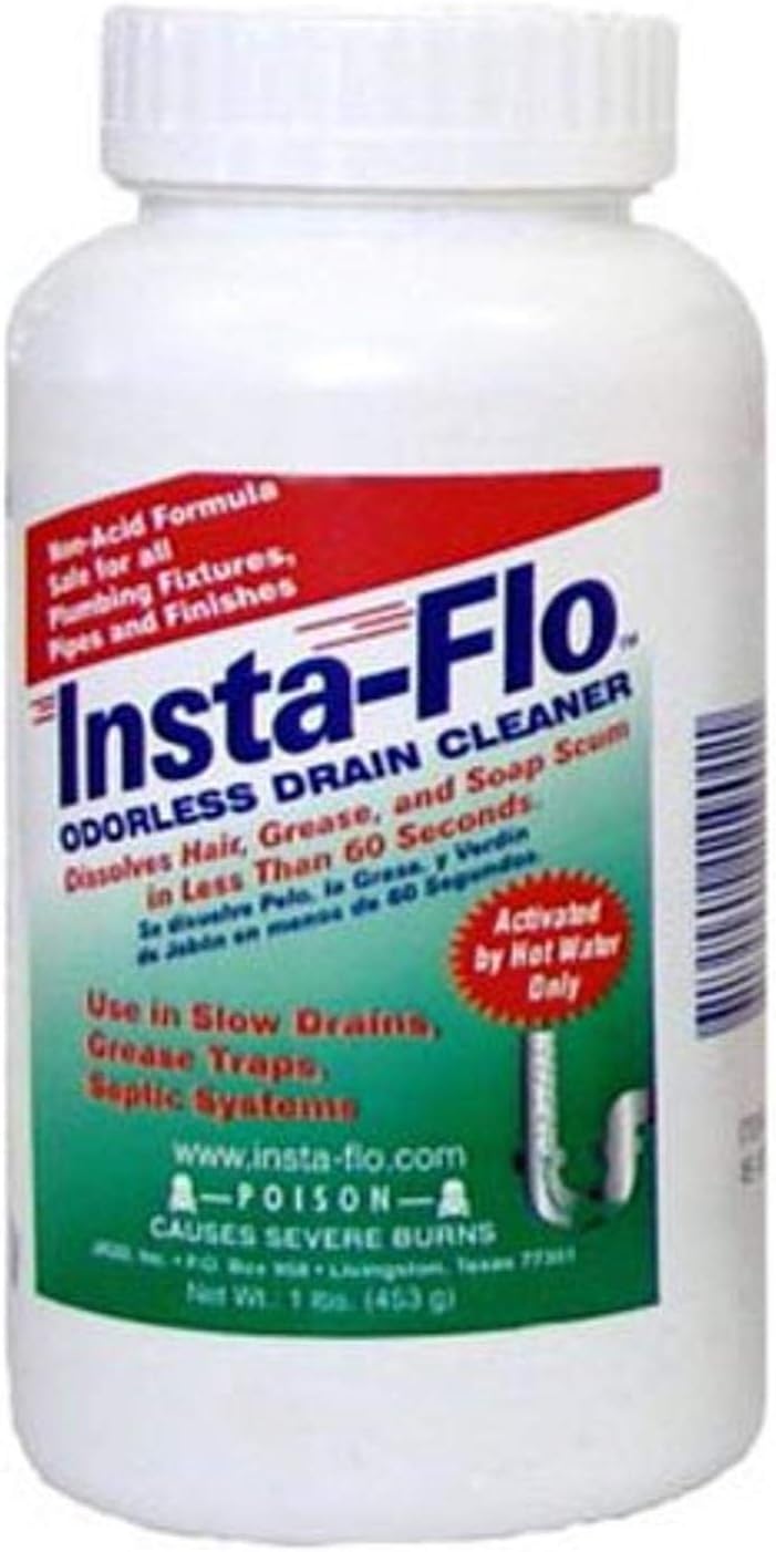 Insta-Flo Odorless Drain Cleaner: Amazon.co.uk: DIY & Tools