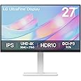 LG 27" 4K UHD Ultrafine™ Monitor (27US550-W), 3840 x 2160 IPS Display ...