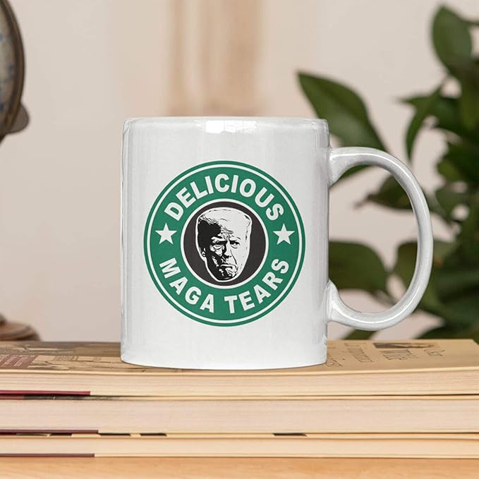 Amazon.com: Trump Cup Funny Delicious Maga Tears Funny Trump US ...
