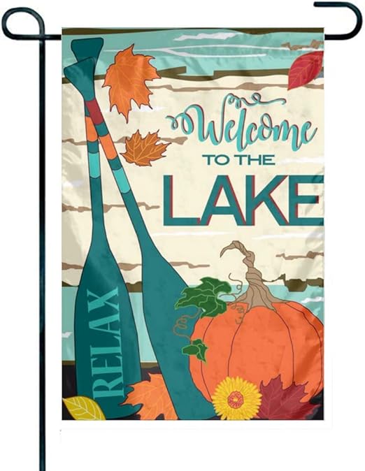 Amazon.com : haiqingcjhov Welcome 12x18 Inch Garden Flag House Flag ...