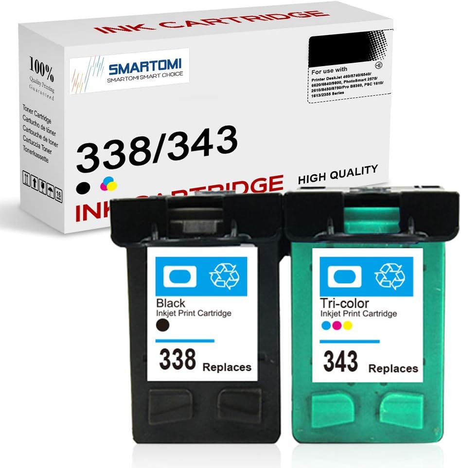 SMARTOMI - Multipack de 2 Cartouches d'encre compatibles avec modèles ...