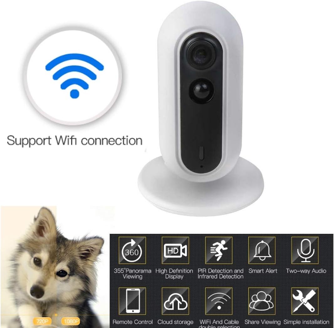 YMJ Heimtierkameras,IP Kamera WiFi-Telefon Remote Smart Network HD ...