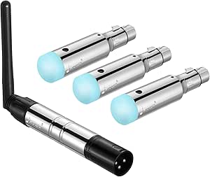 Amazon.com: Donner Wireless DMX Controller with 3 Receiver Built-in ...