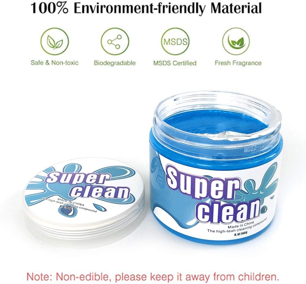 Super Clean Keyboard Slime Dust Cleaner,Reusable Magic Keyboard Dust ...