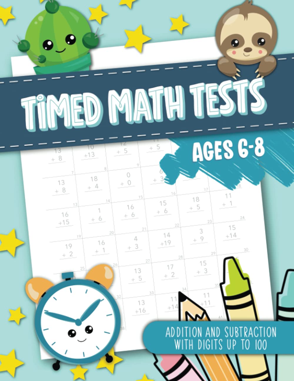 Timed Math Tests - Addition and Subtraction with Digits up to 100 ...