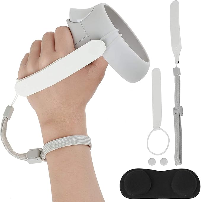 Esimen Knuckle Strap for Oculus Quest 2 with Adjustable Wrist Strap ...