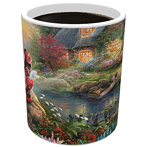 Disney - Mickey and Minnie Mouse - Sweetheart Cove - One 11 oz Morphing Mugs Color Changing Heat ...