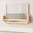 Amazon.com: Woodtoe Montessori Mirror with Bar, Baby Pull to Stand Toys ...
