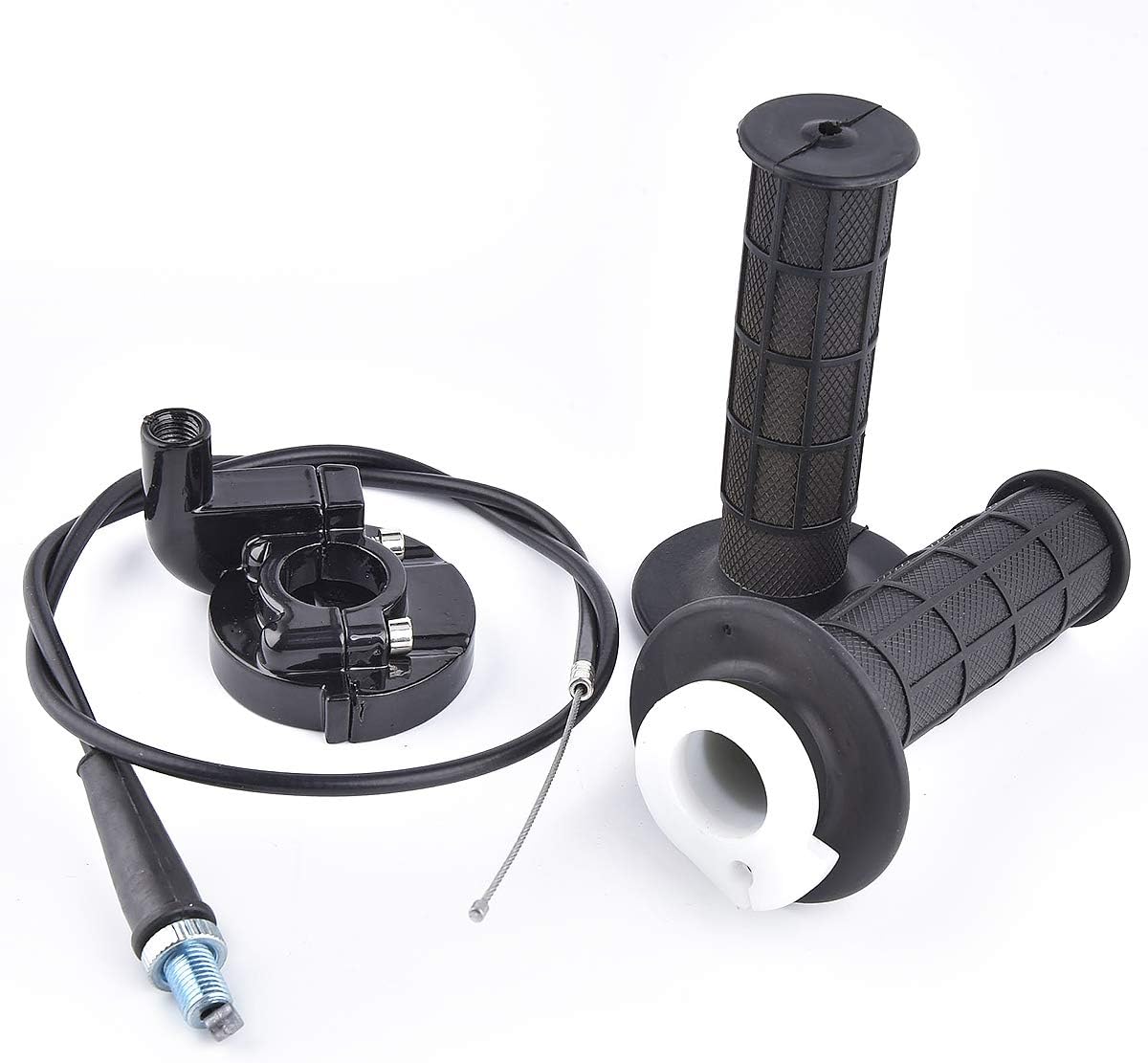 7/8" 22mm Dirtbike Twist Throttle Accelerator Handle Grip + Cable ...