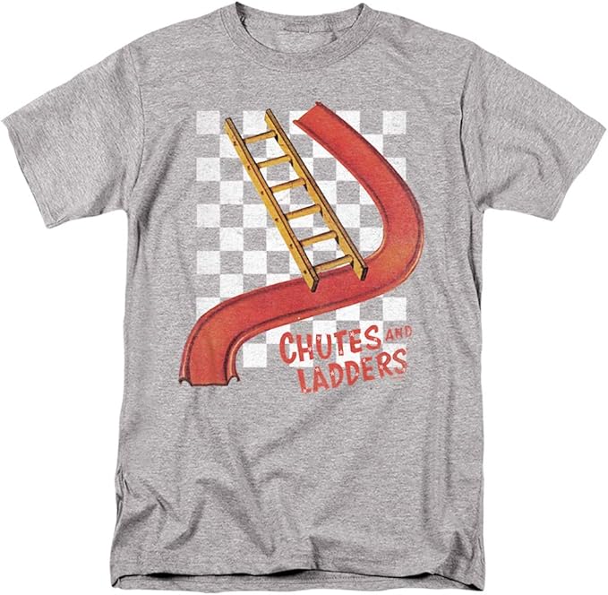 Amazon.com: Chutes and Ladders Chute and Ladder Unisex Adult T Shirt ...