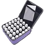 Amazon.com : Essential Oil Carrying Case Holds 30 Bottles (5ml, 10ml, 15ml), essential oils ...