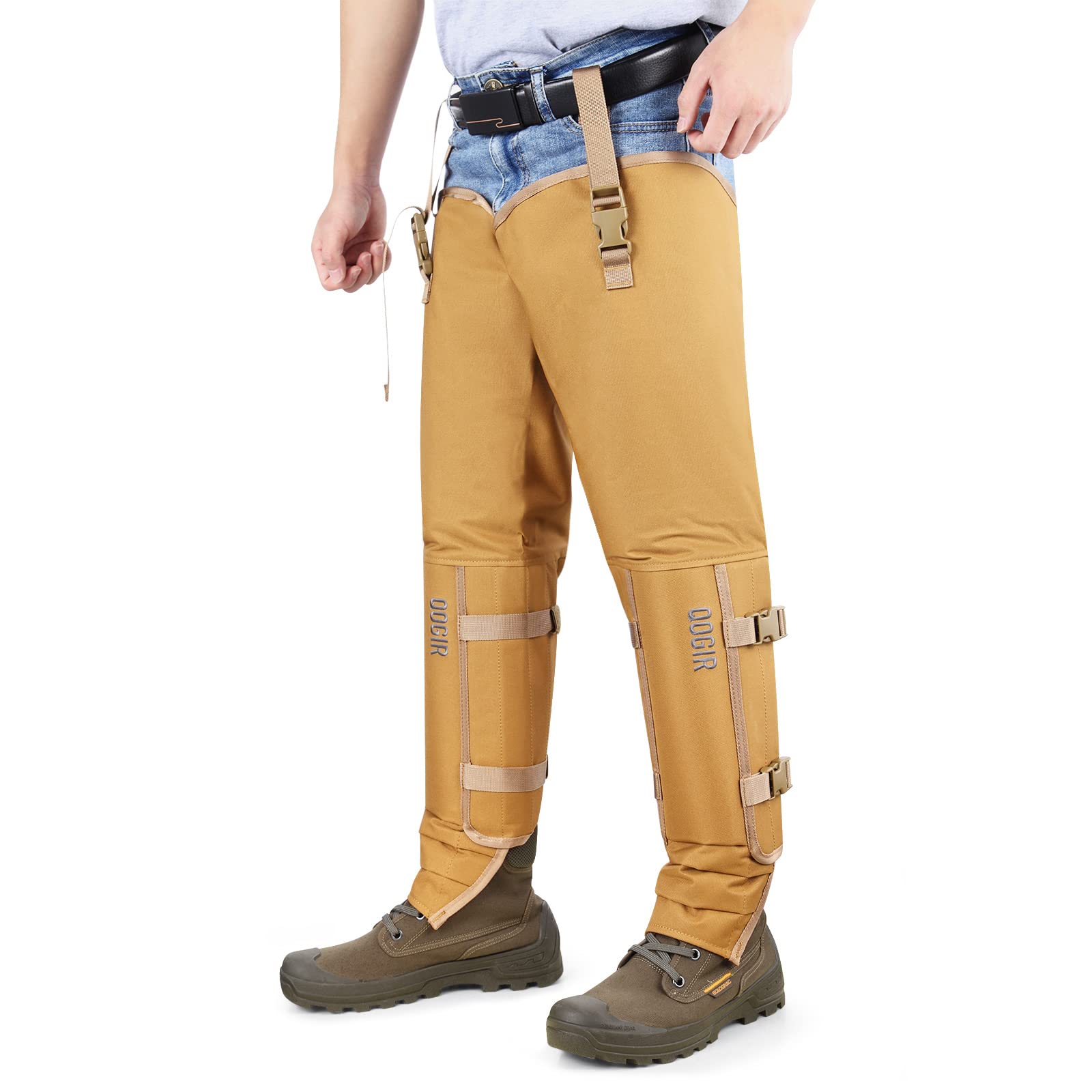 QOGIR Snake Guard Protection Chaps: Snake Bite Protection For Ankle To ...