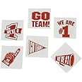 Amazon.com: Fun Express Blue Go Team We are Number 1 Tattoos (Set of 72 ...
