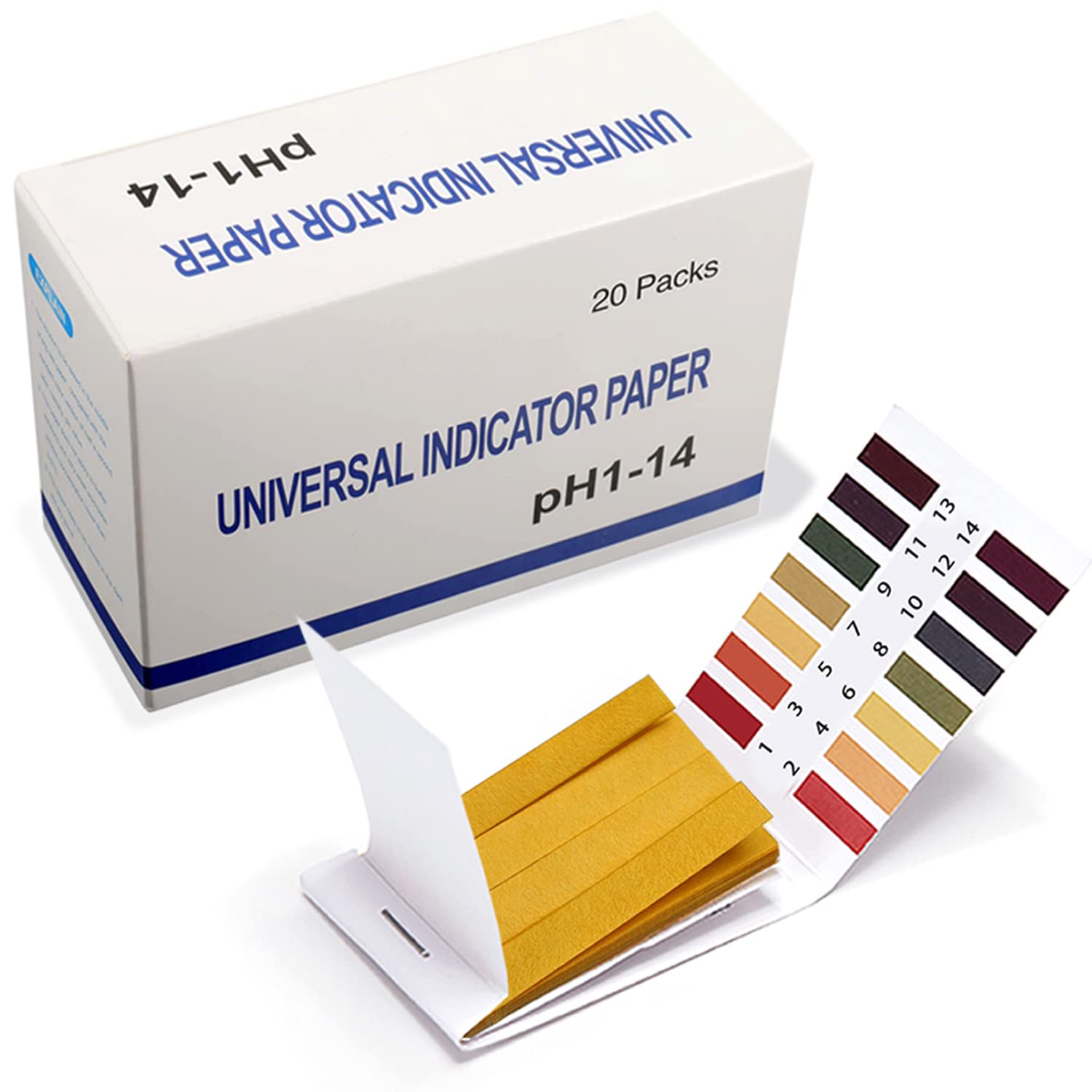 Mua 20 Pack pH Test Strips, 1600 Strips pH. 1-14 Universal pH Test ...