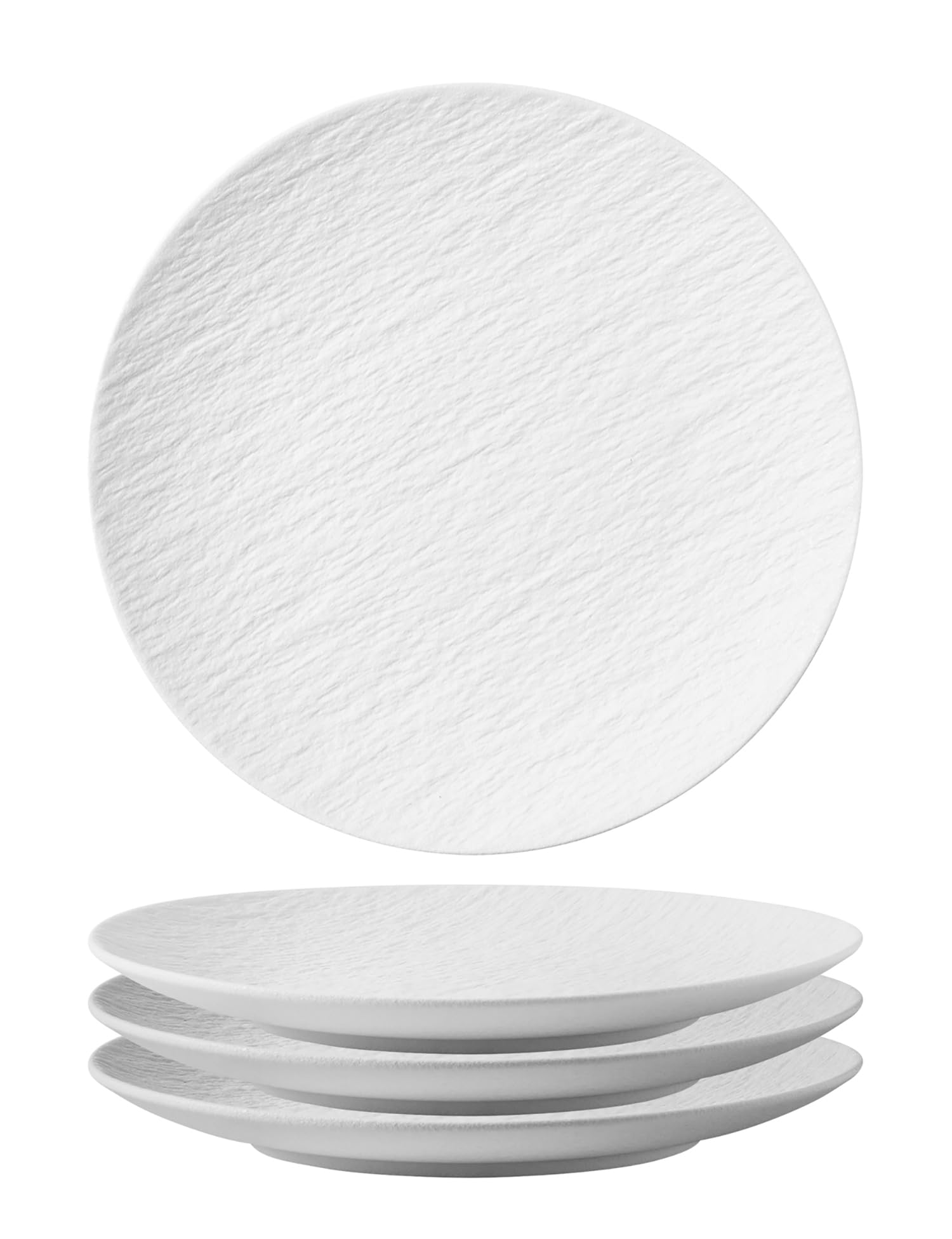 Jusalpha Ceramic Plates Set of 4, Handmade Reactive Mate Plates set for ...