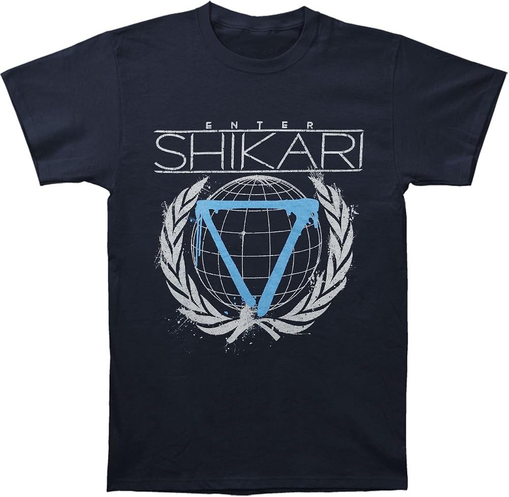 Amazon.com: Enter Shikari Men's Tour T-Shirt Medium Blue: Clothing