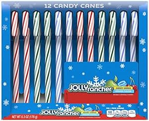 Amazon.com : Jolly Rancher Candy Canes - Original Flavors - 12 ct ...