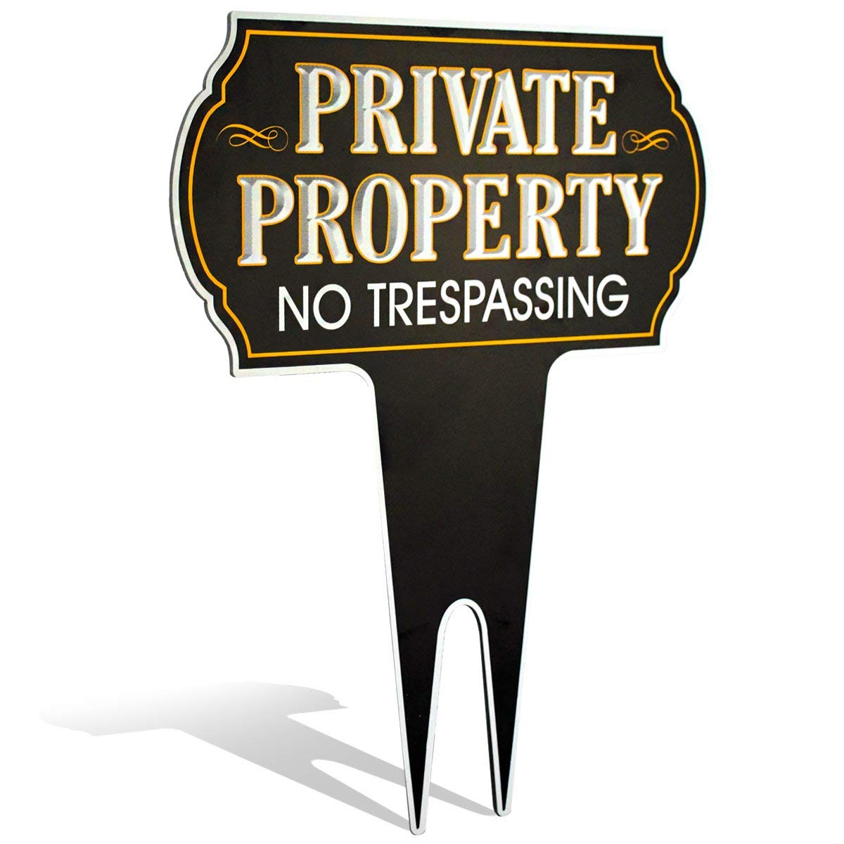 Signs Authority No Trespassing Sign - Dibond Aluminum, 15" X 12", Metal ...