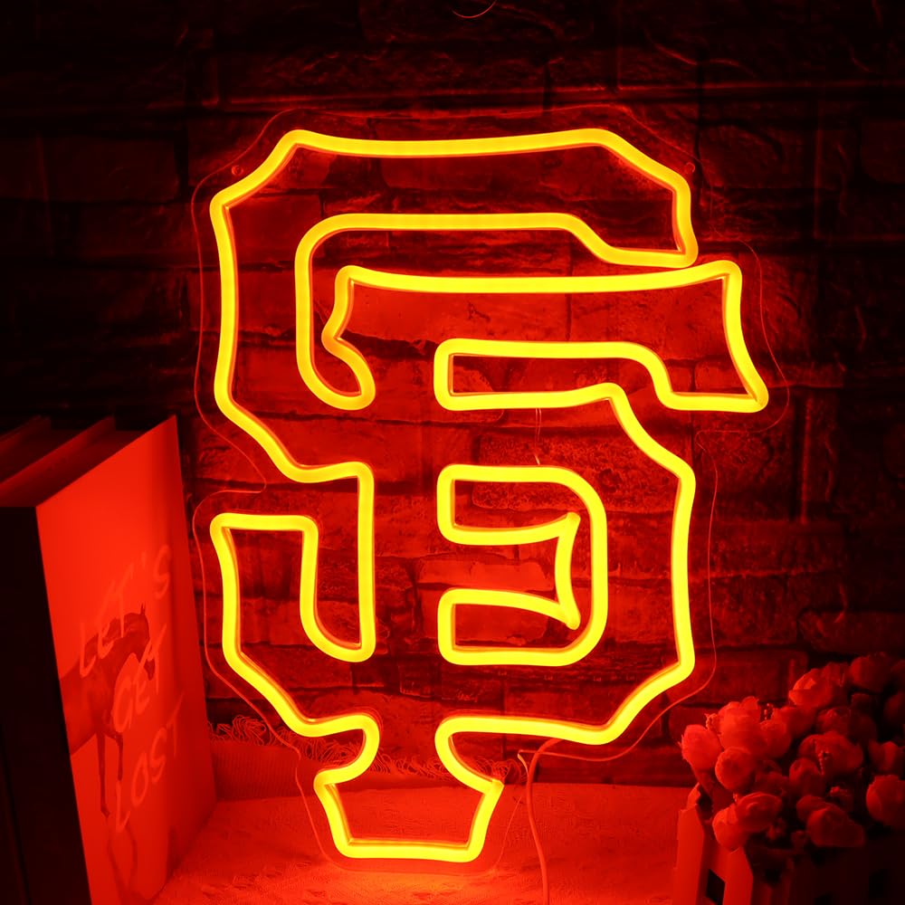 Football Rugby Sports Team Suitable for SF Logo Neon Sign for Wall ...