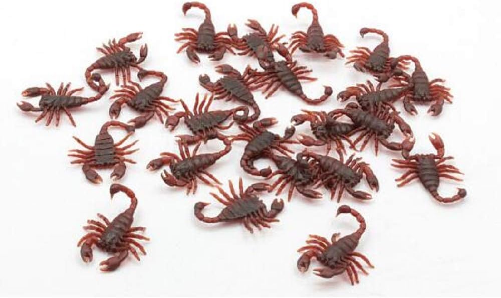 Amazon.com: EBTOYS 100pcs Fake Plastic Scorpions Realistic Imitation ...