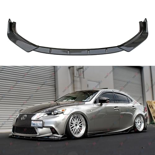 WheelX 3Pcs Front Bumper Lip Compatible with 2014-2016 Lexus IS350 ...