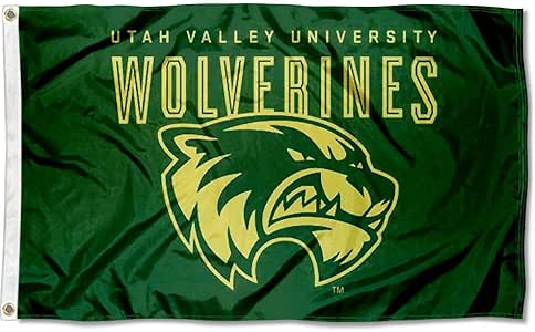 Amazon.com : Utah Valley Wolverines UVU University Large College Flag ...