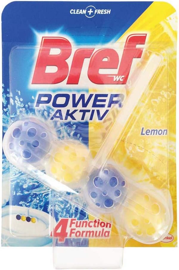 Bref Power Active Lemon Limpiador WC - 50 gr: Amazon.es: Salud y ...