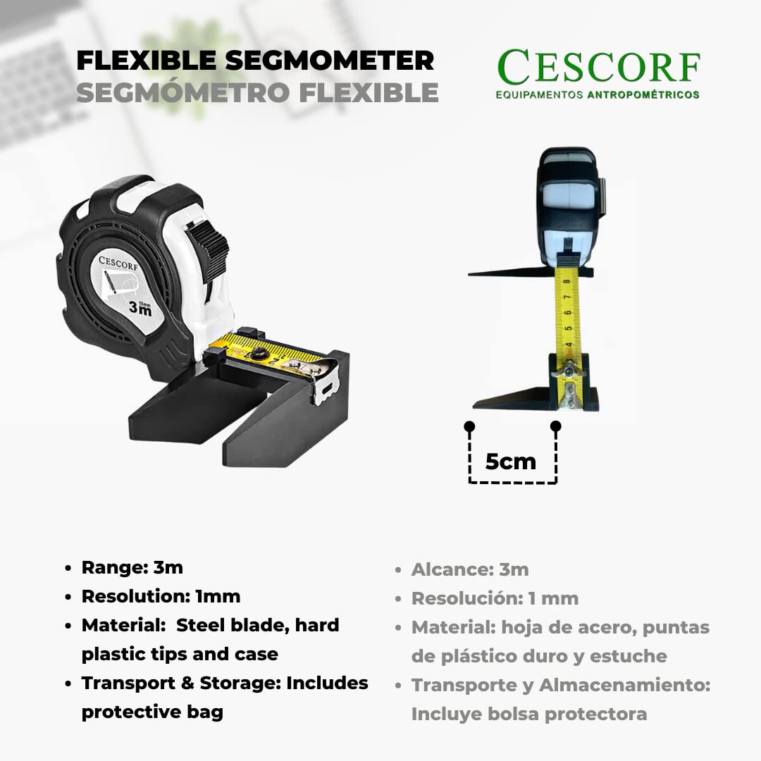 Cescorf Flexible Segmometer For Knee Height Measurement, Forearm Ulna ...