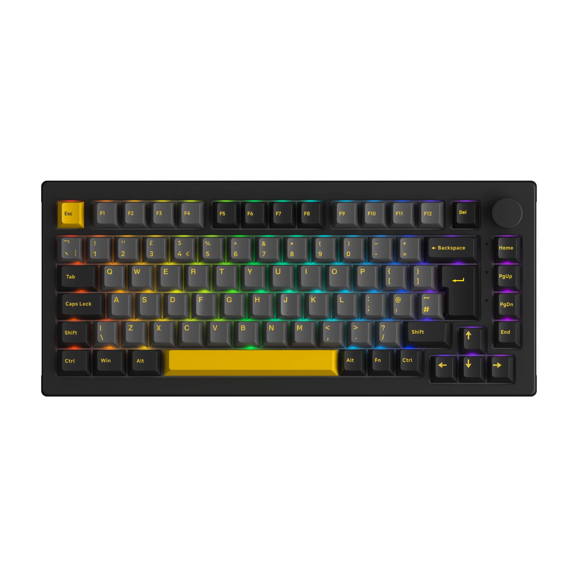 Mua Akko 5075S RGB Mechanical Gaming Keyboard, ISO-UK 75% Layout with ...