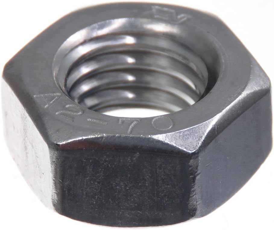 SECCARO nut M14, Stainless Steel V2A VA A2, DIN 934 / ISO 4032, Hexagon ...