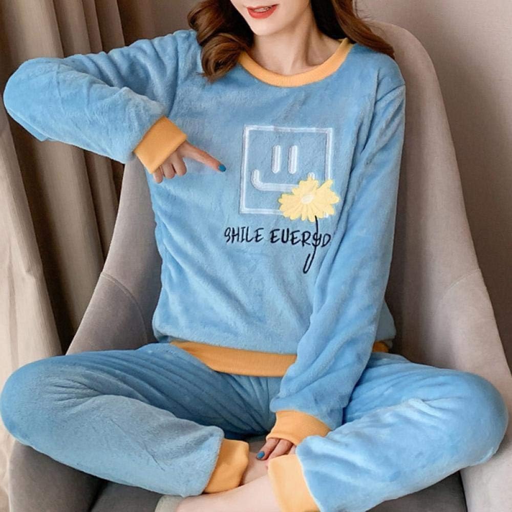 WQDS Pyjamas d'hiver Femmes Pyjamas Pyjamas Flanelle Costume Velours ...