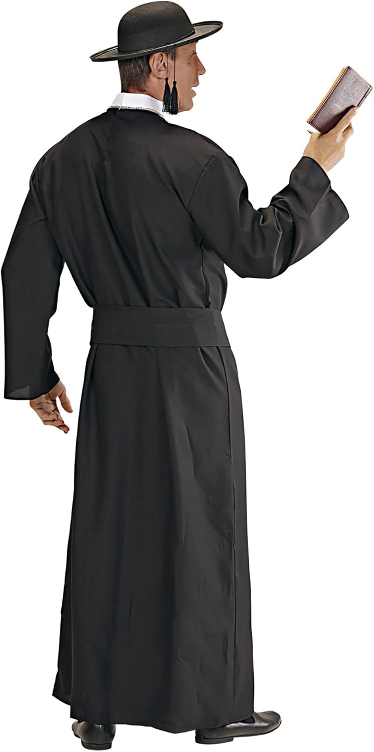 Mens Deluxe Priest Costume Small UK 38/40″ for Father Vicar Fancy Dress ...