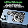 Magnetic Cell Phone Cooler Pad, Reusable Superconducting Silicone ...