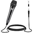 Amazon.com: Moukey Dynamic Microphone, Karaoke Microphone with 13 ft ...