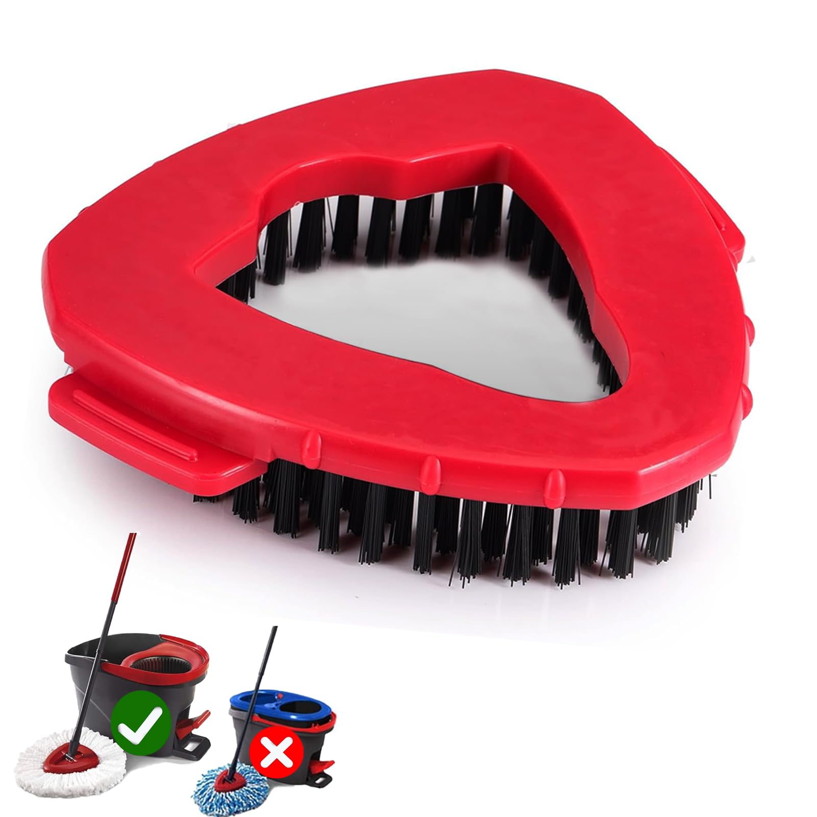 Scrub Brush Replacement Head Compatible with O Cedar Spin Mop 1 Tank ...