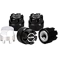 Amazon.com: INJORA M2 Wheel Nuts Cap Locking Hubs Wheel Upgrade Parts ...