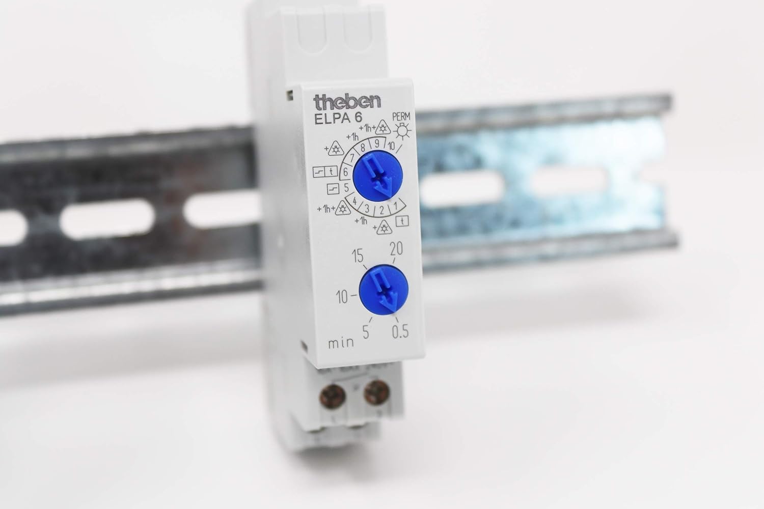 Theben ELPA 6 3/4 Conductor Connection Stair Light Timer Switch, Grey ...