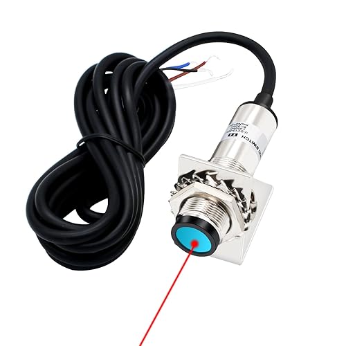 Sensor Laser photoelectric Switch NPN NO + NC Input(10-30VDC), 4 Wires ...