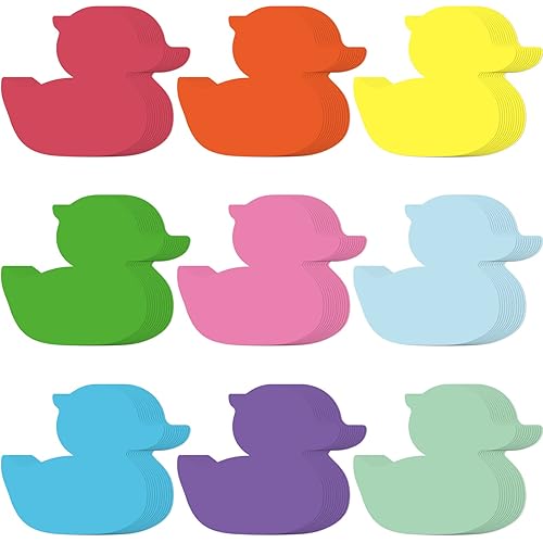 Geyee 108 Pcs Duck Paper Cutouts Classroom Duck Bulletin Board Cut Outs ...