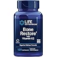 Amazon.com: Life Extension Bone Restore with Vitamin K2 - For Bone ...