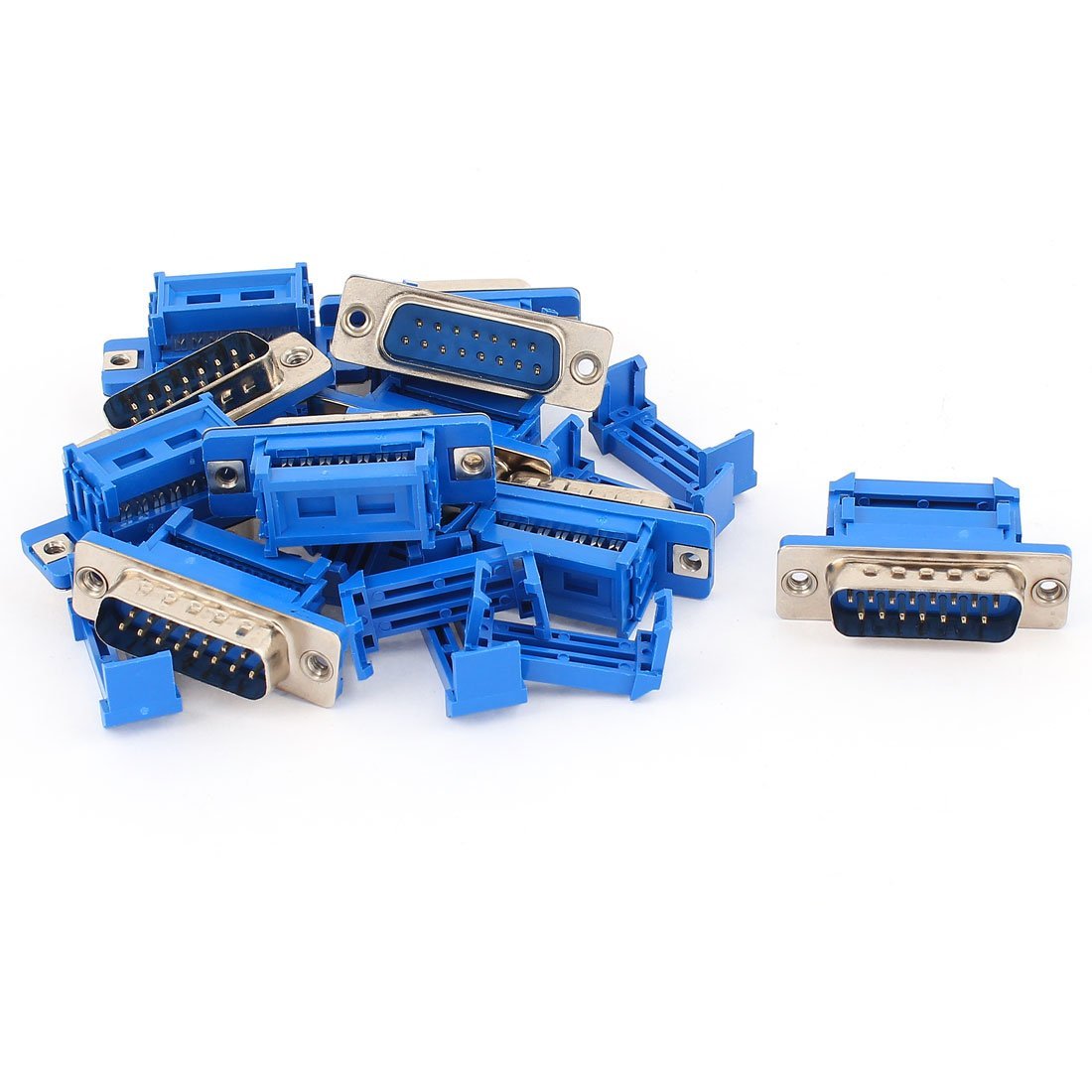 ELECTROPRIME10pcs D-SUB DB15 15 Pin 2 Row IDC Type Crimp Connector for Flat Cable: Amazon.in ...